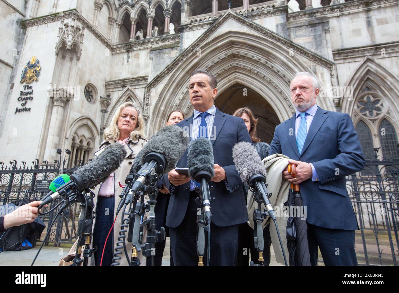 London, England, UK. 14th May, 2024. Parents of Grace O'Malley-Kumar ...