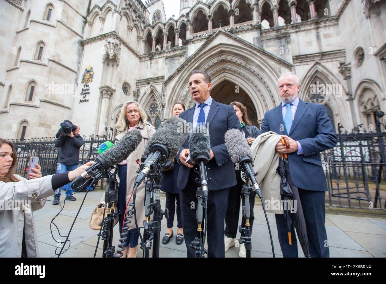 London, England, UK. 14th May, 2024. Parents of Grace O'Malley-Kumar ...