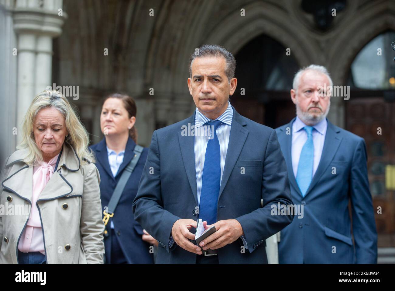 London, England, UK. 14th May, 2024. Parents of Grace O'Malley-Kumar ...