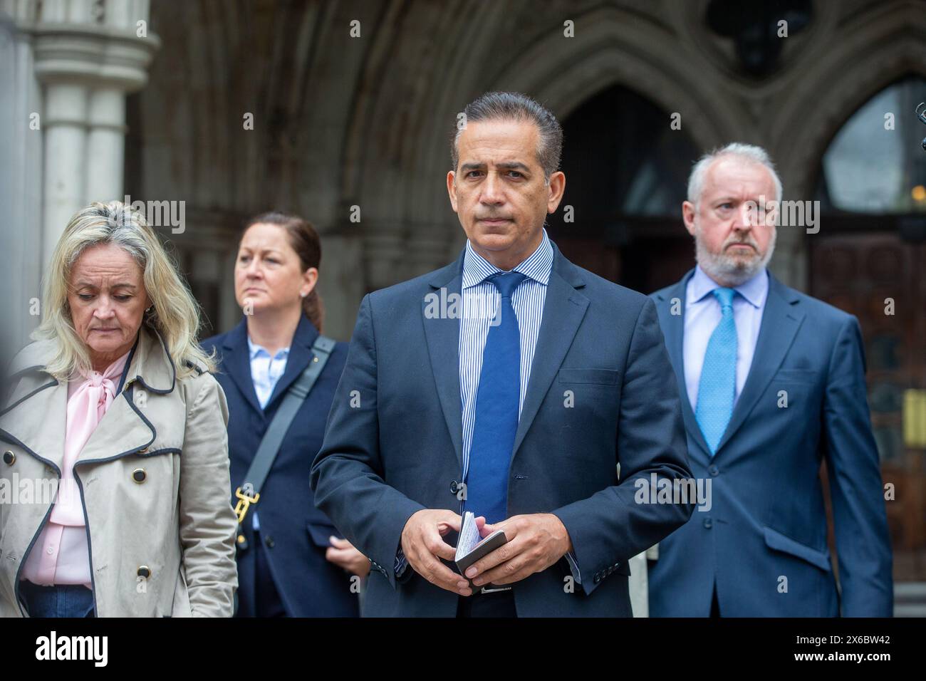 London, England, UK. 14th May, 2024. Parents of Grace O'Malley-Kumar ...
