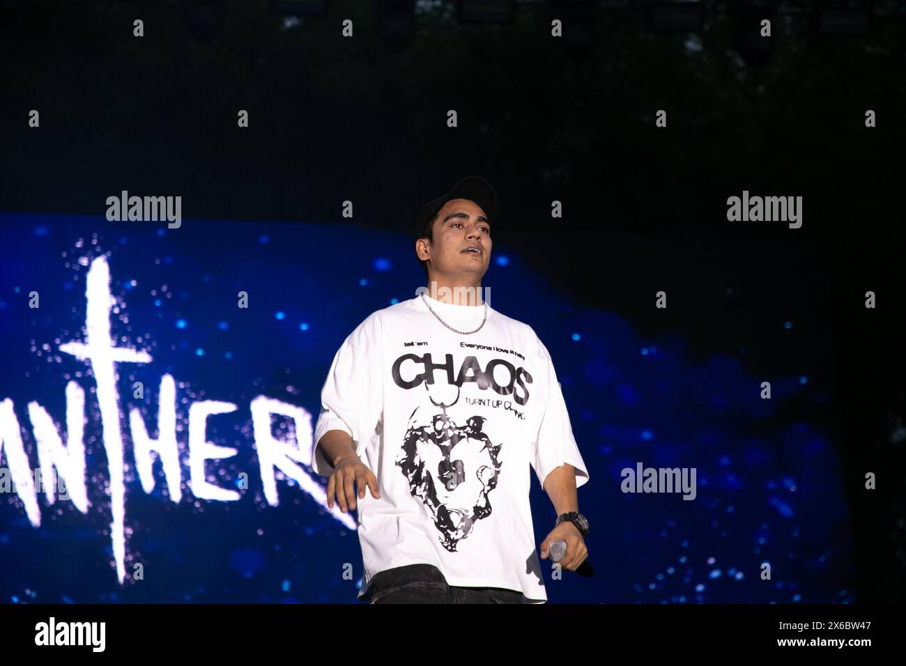 NEW DELHI, INDIA - MAY 10: Rapper Panther performs during the final day ...