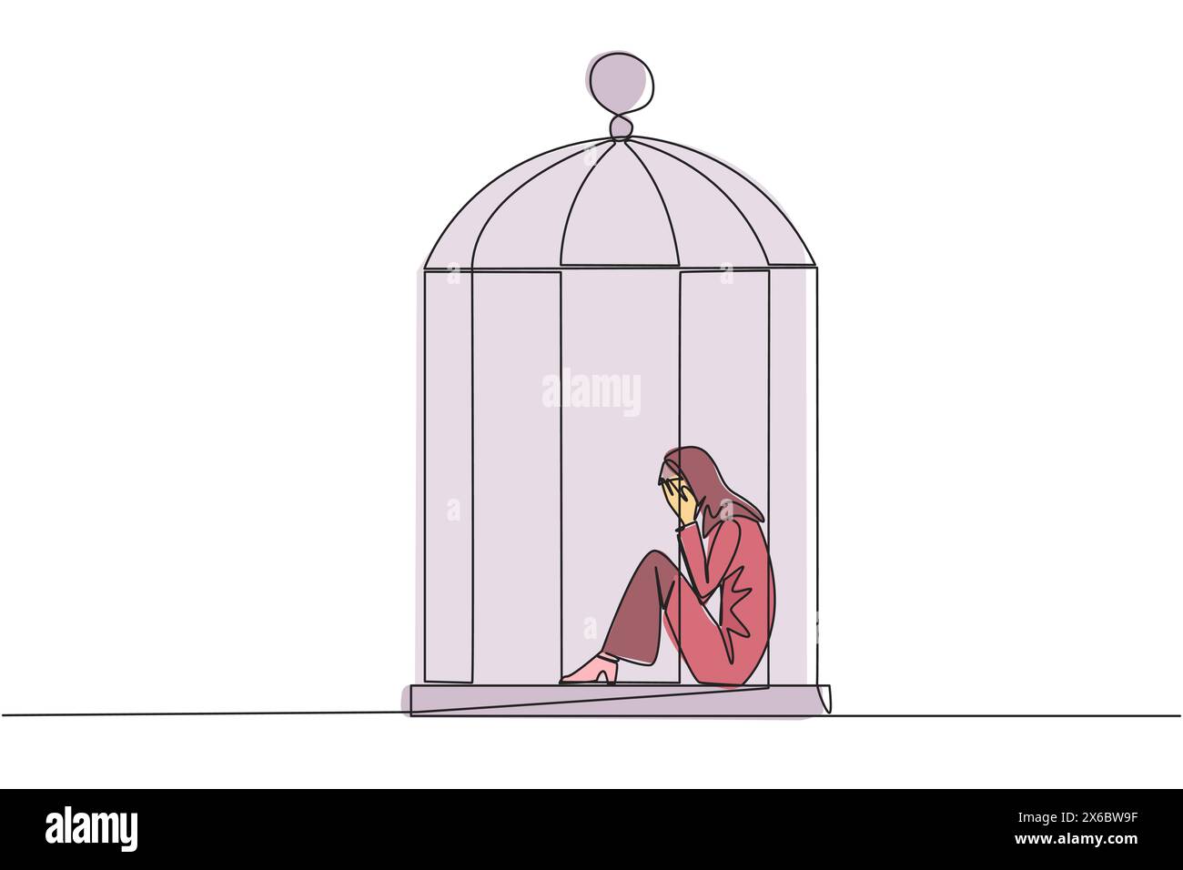 Woman in face covering Cut Out Stock Images & Pictures - Alamy