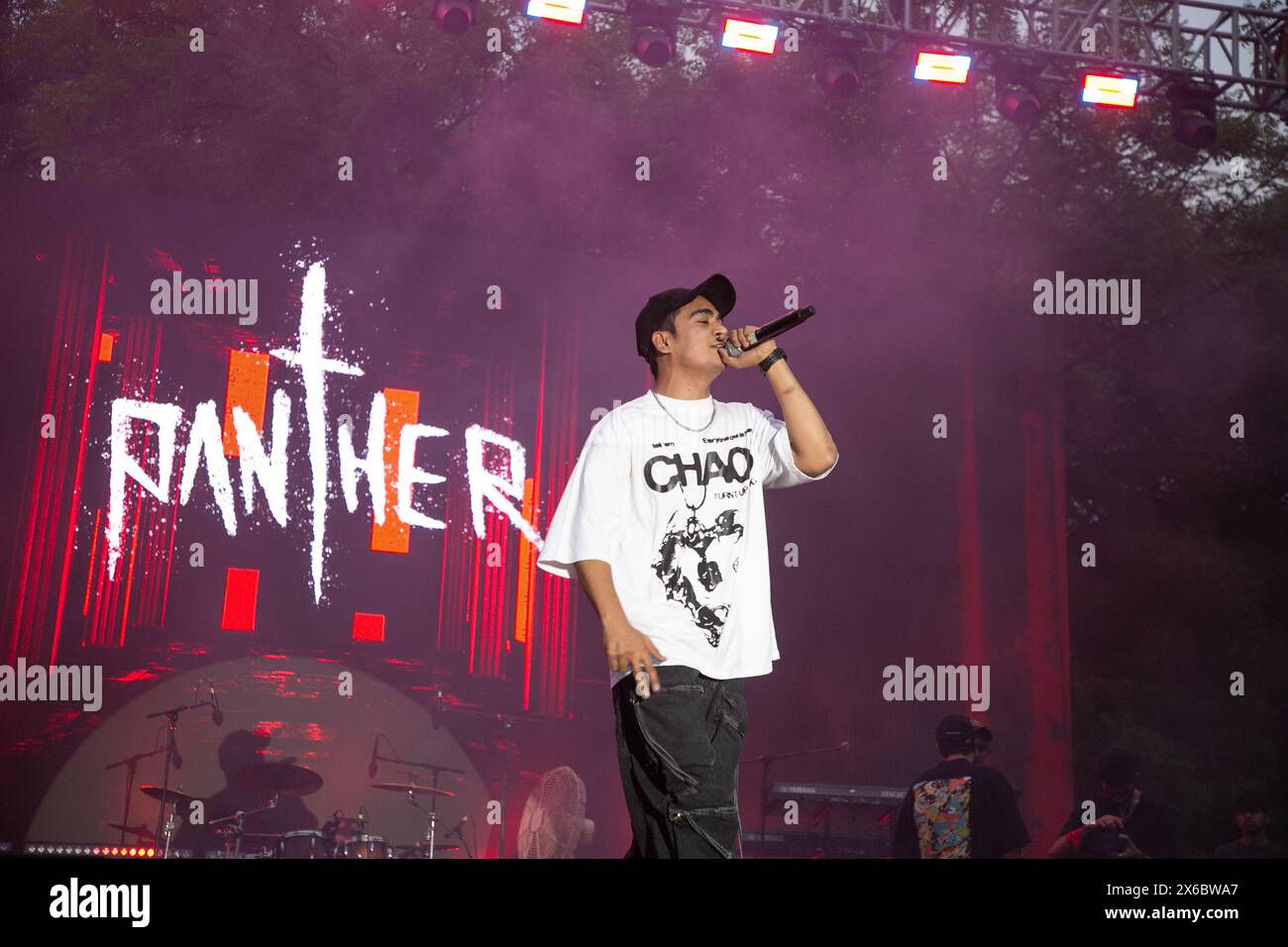 NEW DELHI, INDIA - MAY 10: Rapper Panther performs during the final day ...