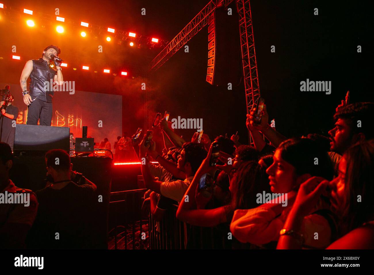 NEW DELHI, INDIA - MAY 10: Singer Stebin Ben performs during the final ...