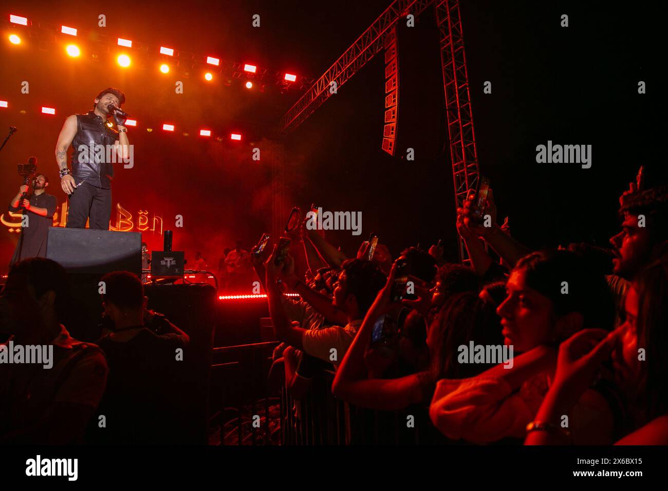 NEW DELHI, INDIA - MAY 10: Singer Stebin Ben performs during the final ...