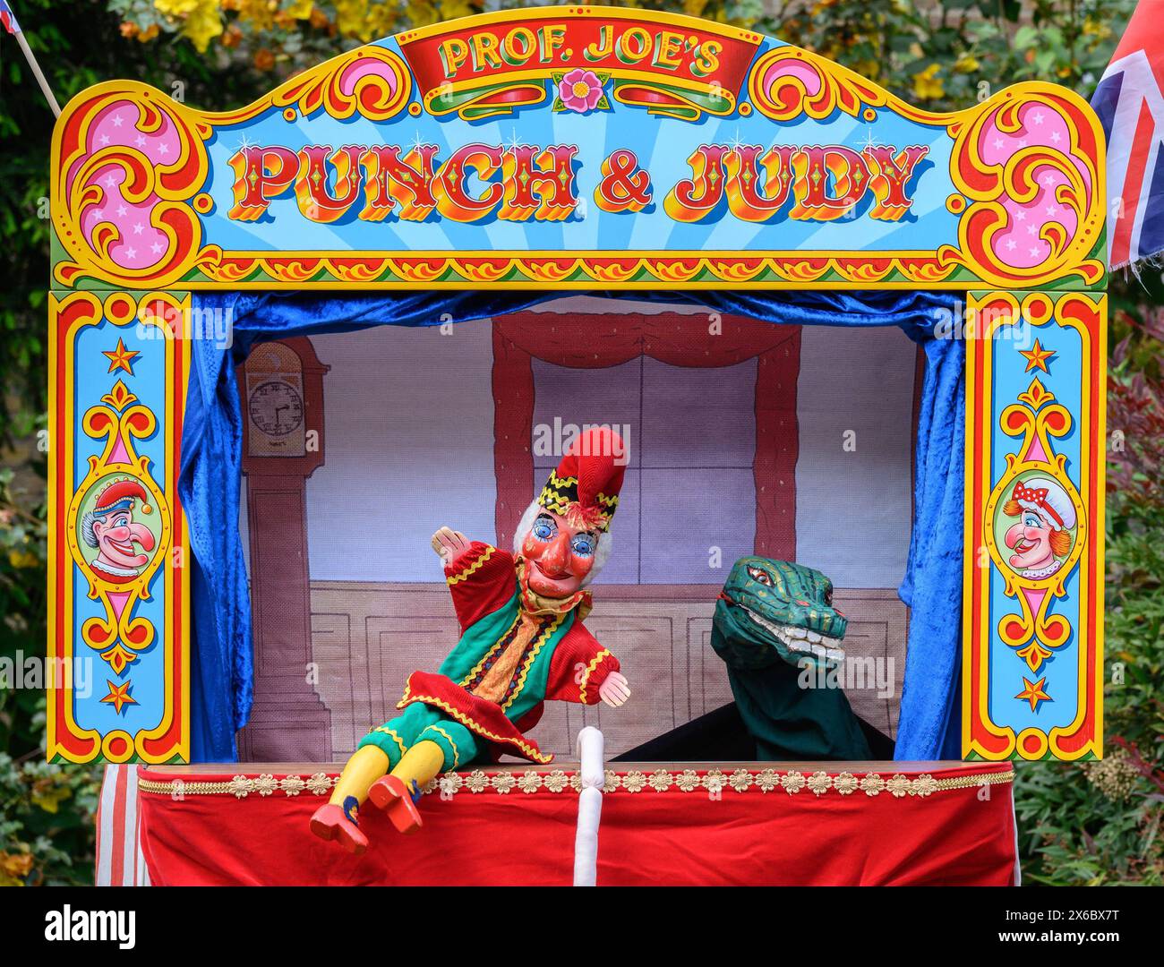 Mr Punch and the Crocodile (with sausages) in Prof. Joe's traditional ...