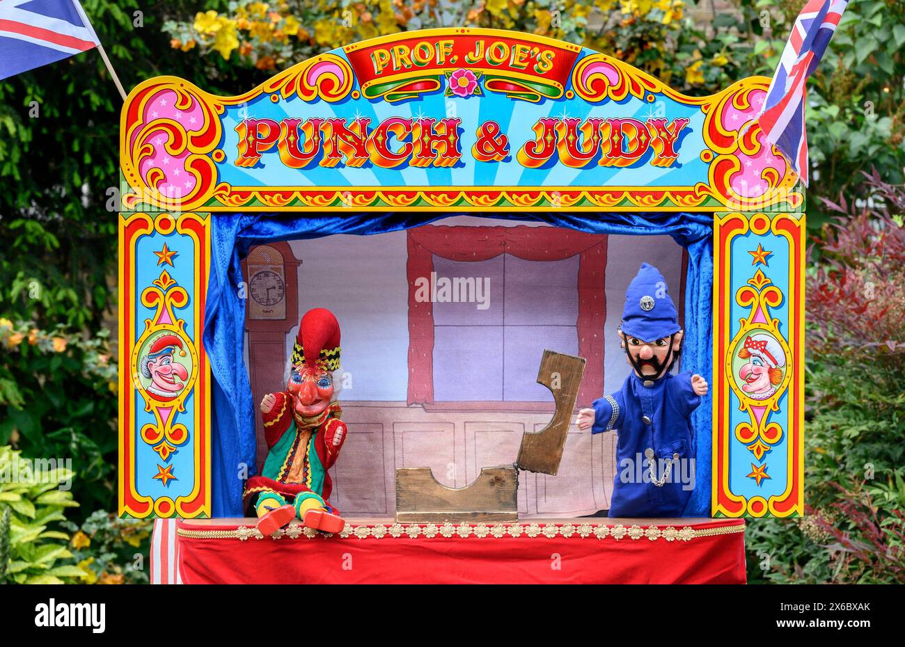 Mr Punch and the Policeman in Prof. Joe's traditional Punch and Judy ...