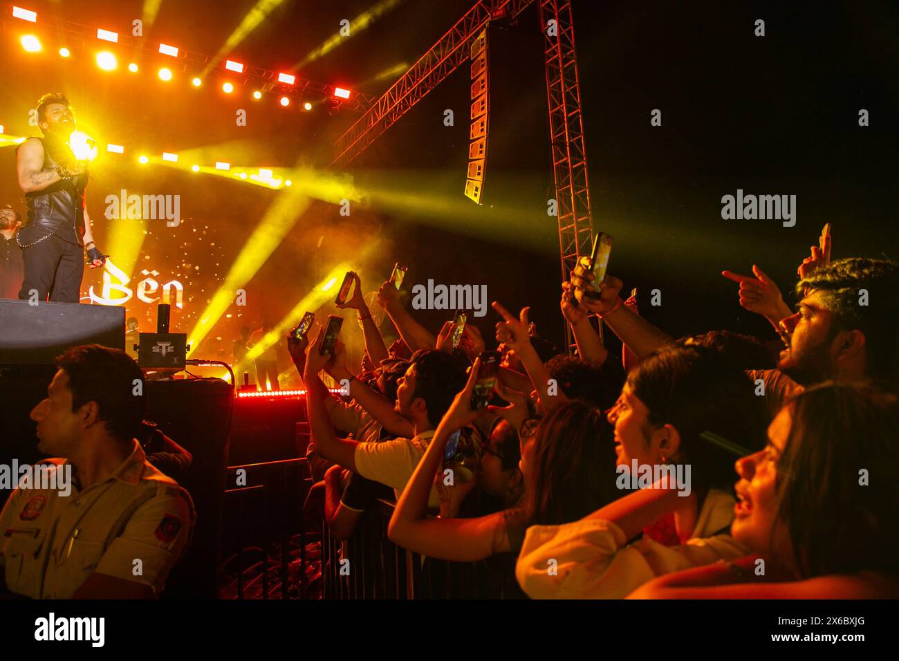 NEW DELHI, INDIA - MAY 10: Singer Stebin Ben performs during the final ...