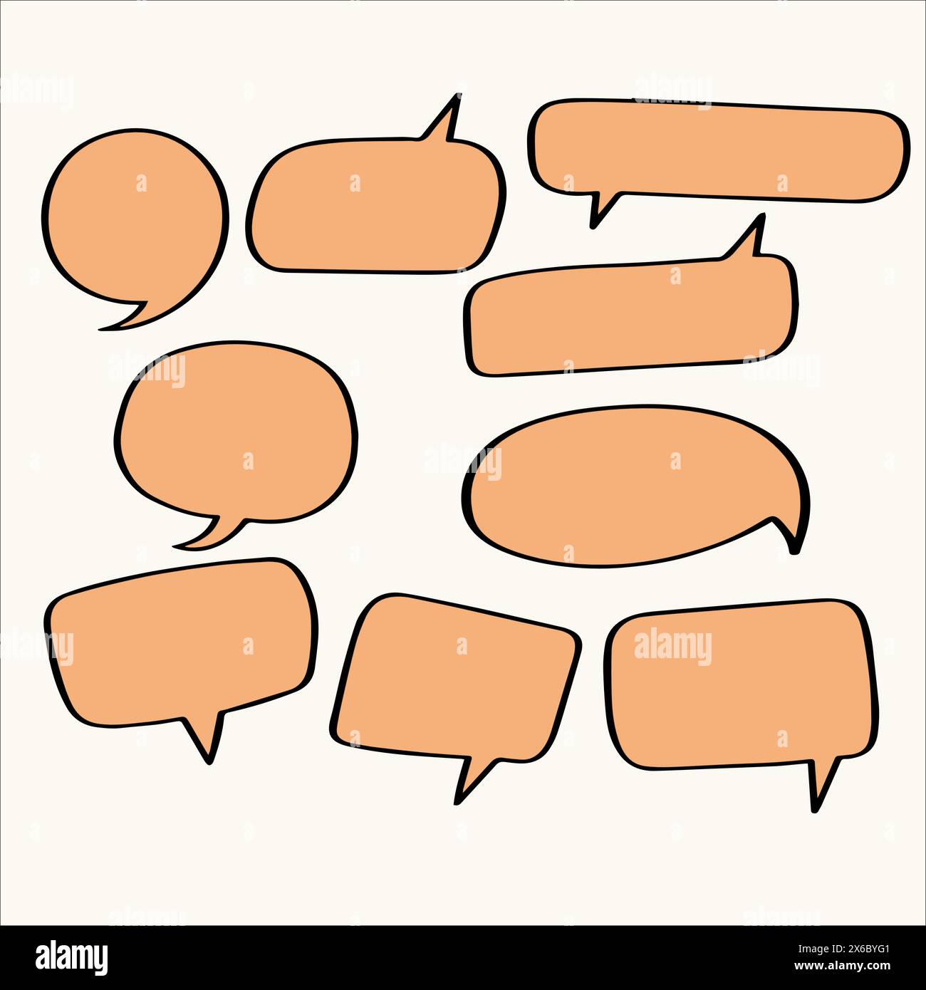 Conversation speech bubbles Stock Vector Images - Alamy