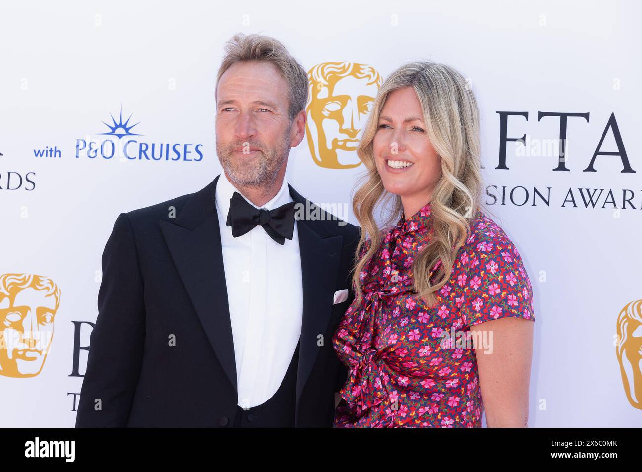London, UK. May 12, 2024. Ben Fogle and Marina Fogle attend the Bafta ...