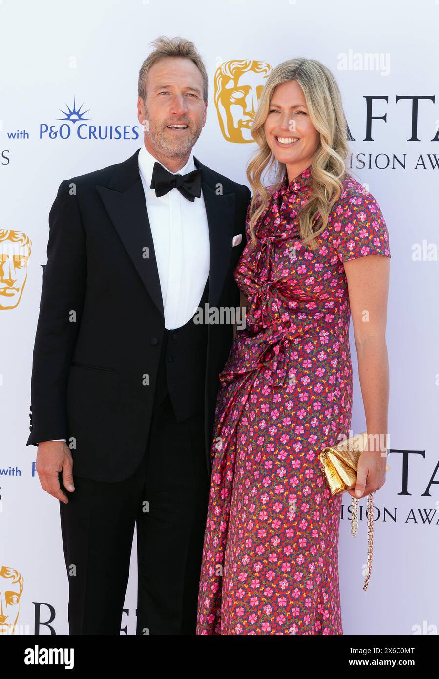 London, UK. May 12, 2024. Ben Fogle and Marina Fogle attend the Bafta ...