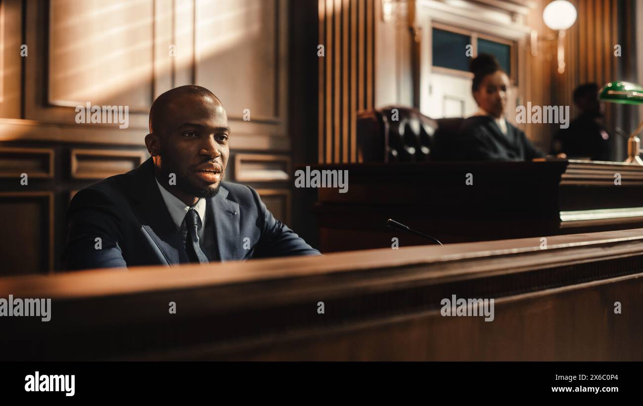 Guy Standing Up In Court