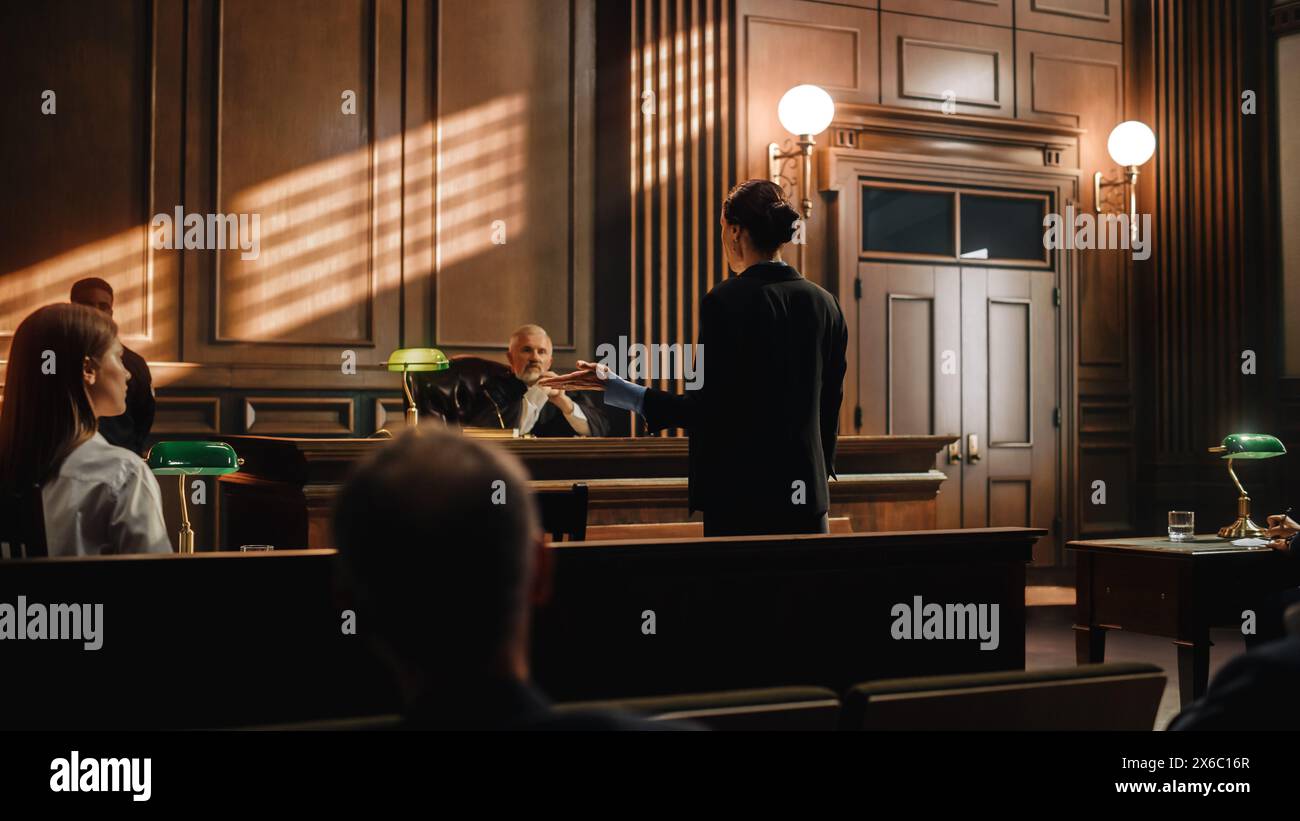 Lawyer making closing arguments hi-res stock photography and images - Alamy