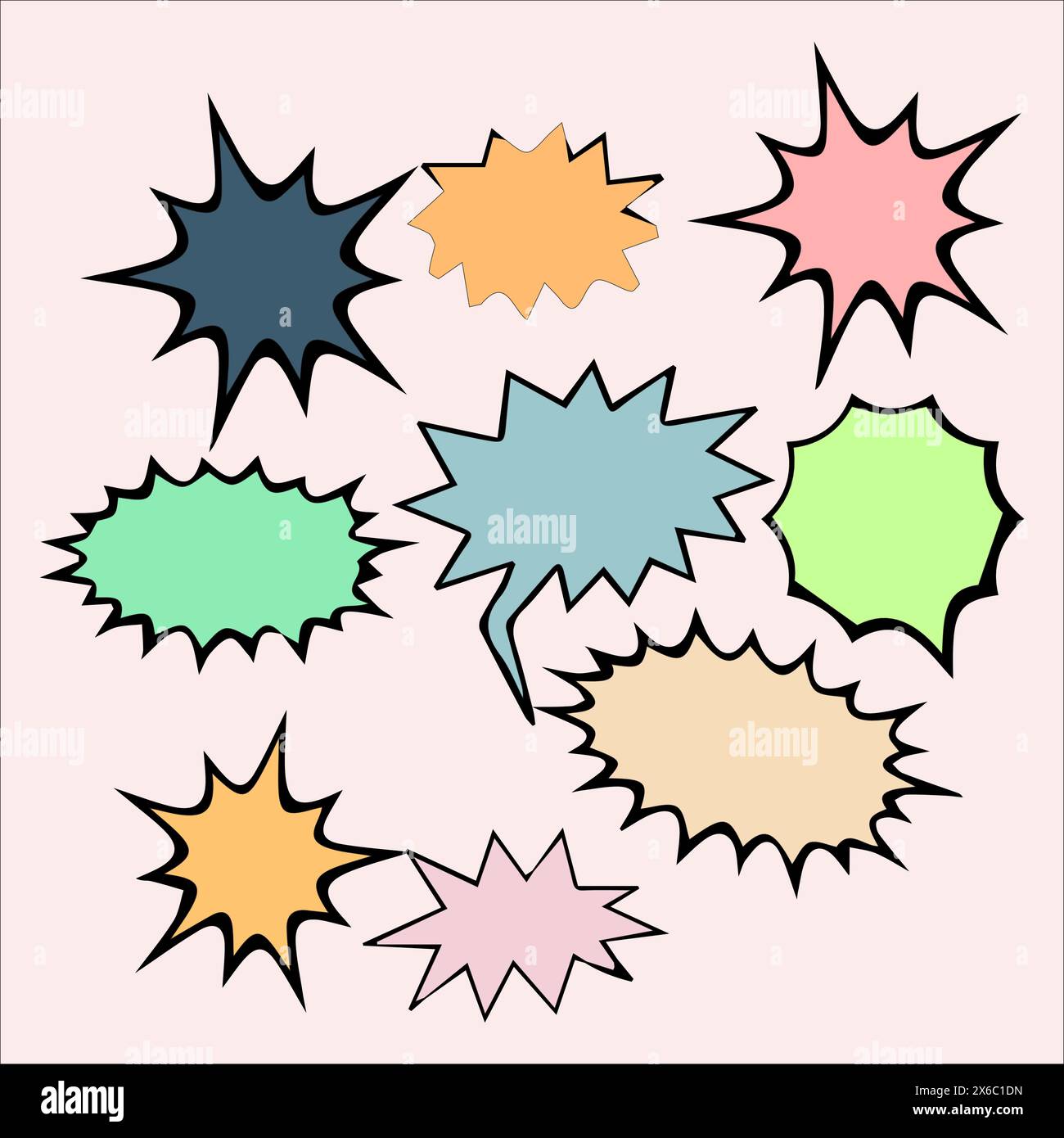 Conversation speech bubbles Stock Vector Images - Alamy