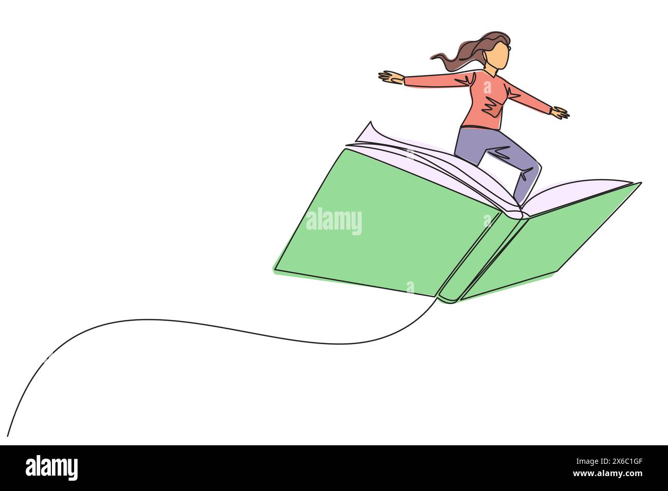 Flying woman sign hi-res stock photography and images - Alamy