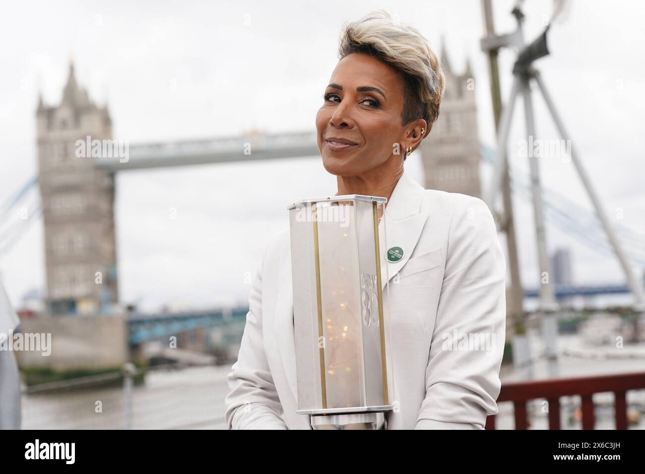 Dame Kelly Holmes holds the Commonwealth War Graves Commission's (CWGC ...