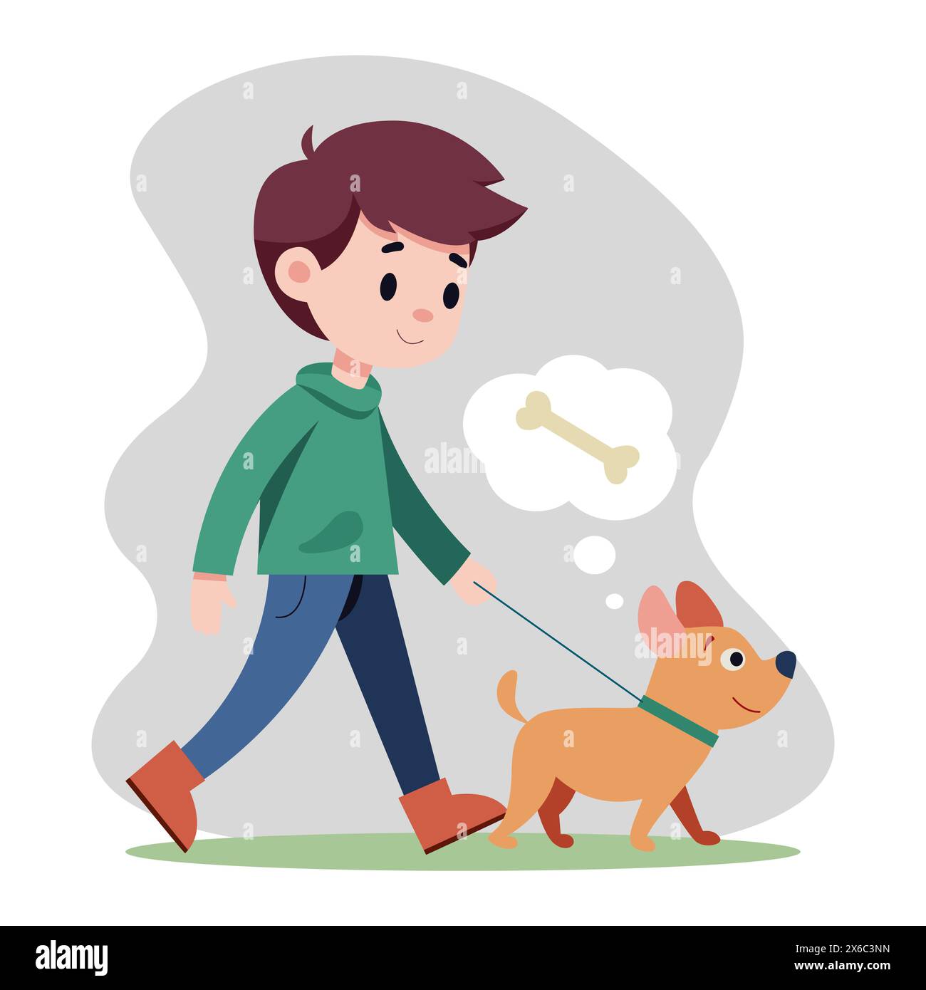 Nature walk children Cut Out Stock Images & Pictures - Alamy