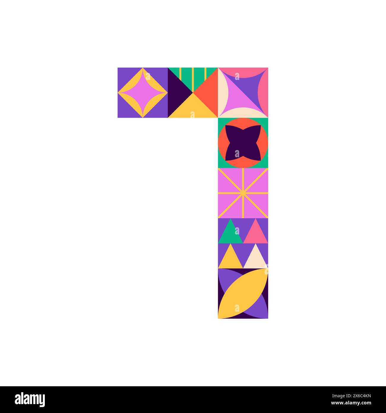 Art Deco Circus Number 7 Stock Vector Image & Art - Alamy