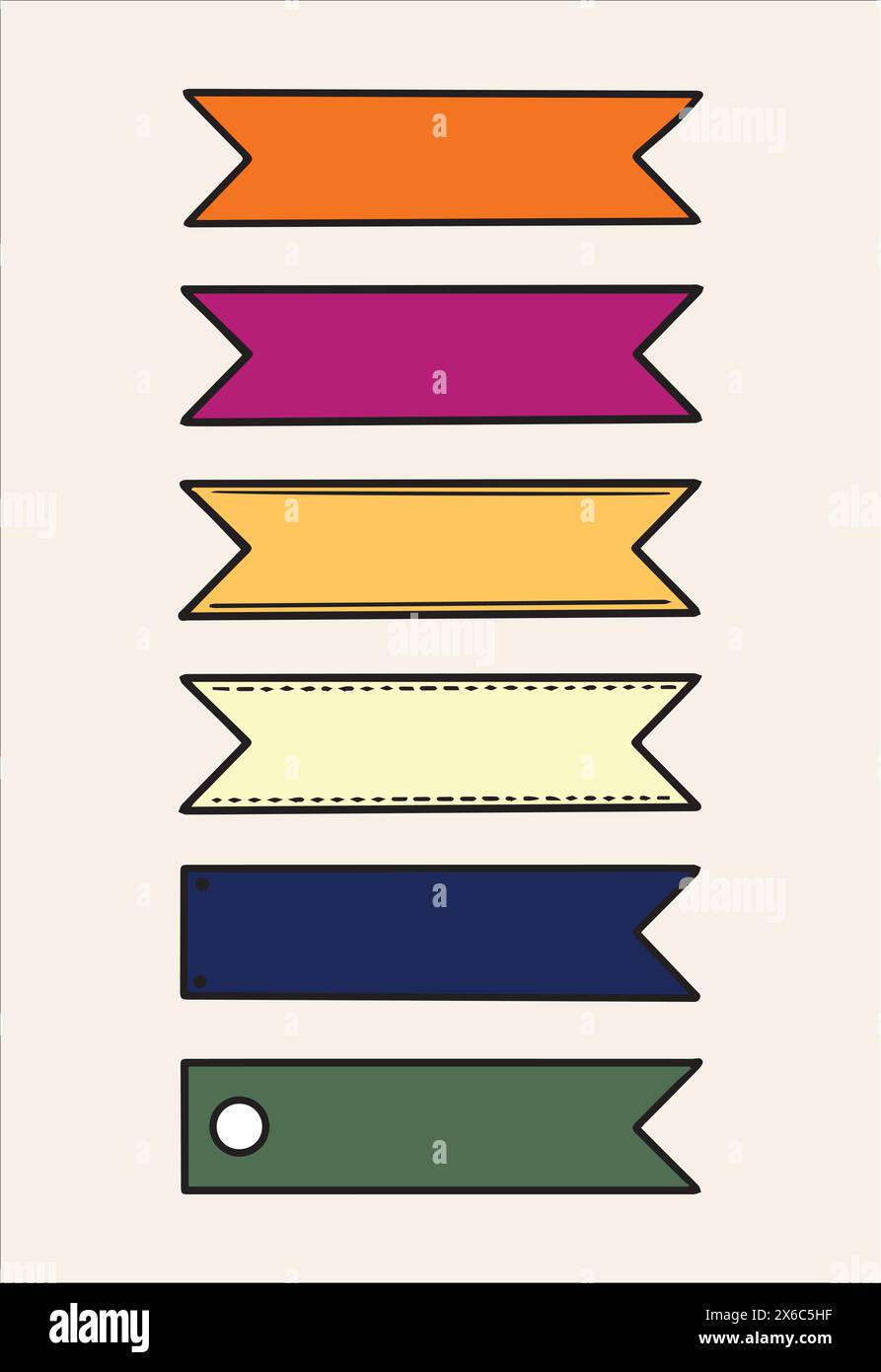 set of speech bubbles, ribbon and banner vector illustration Stock ...