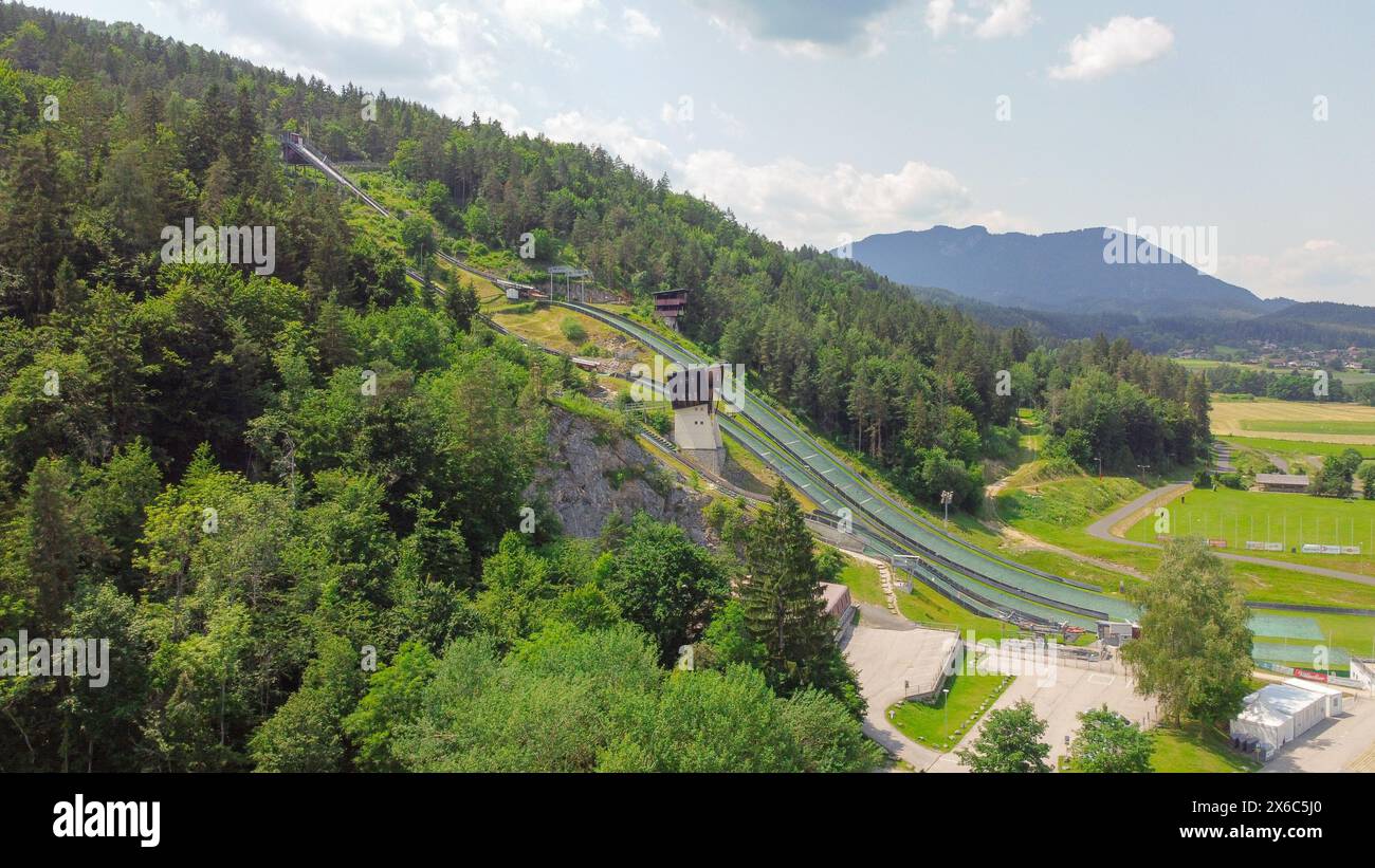 Ski jump hill hi-res stock photography and images - Alamy
