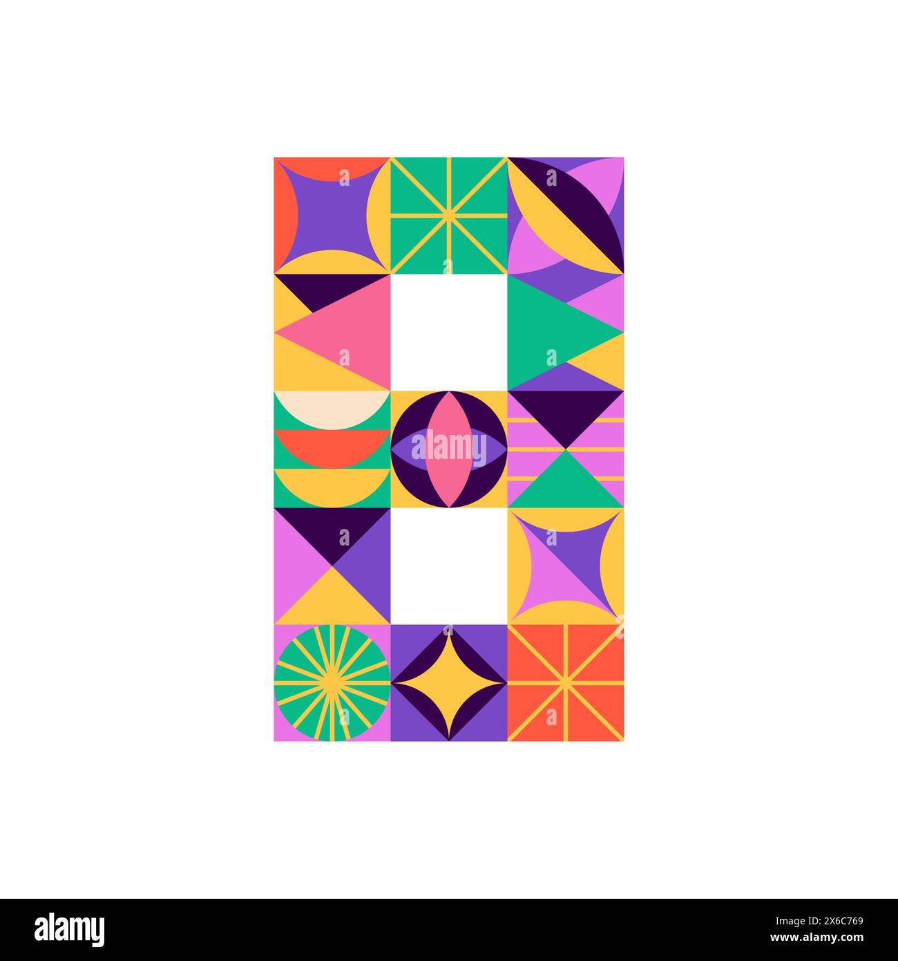 Art Deco Circus Number 8 Stock Vector Image & Art - Alamy