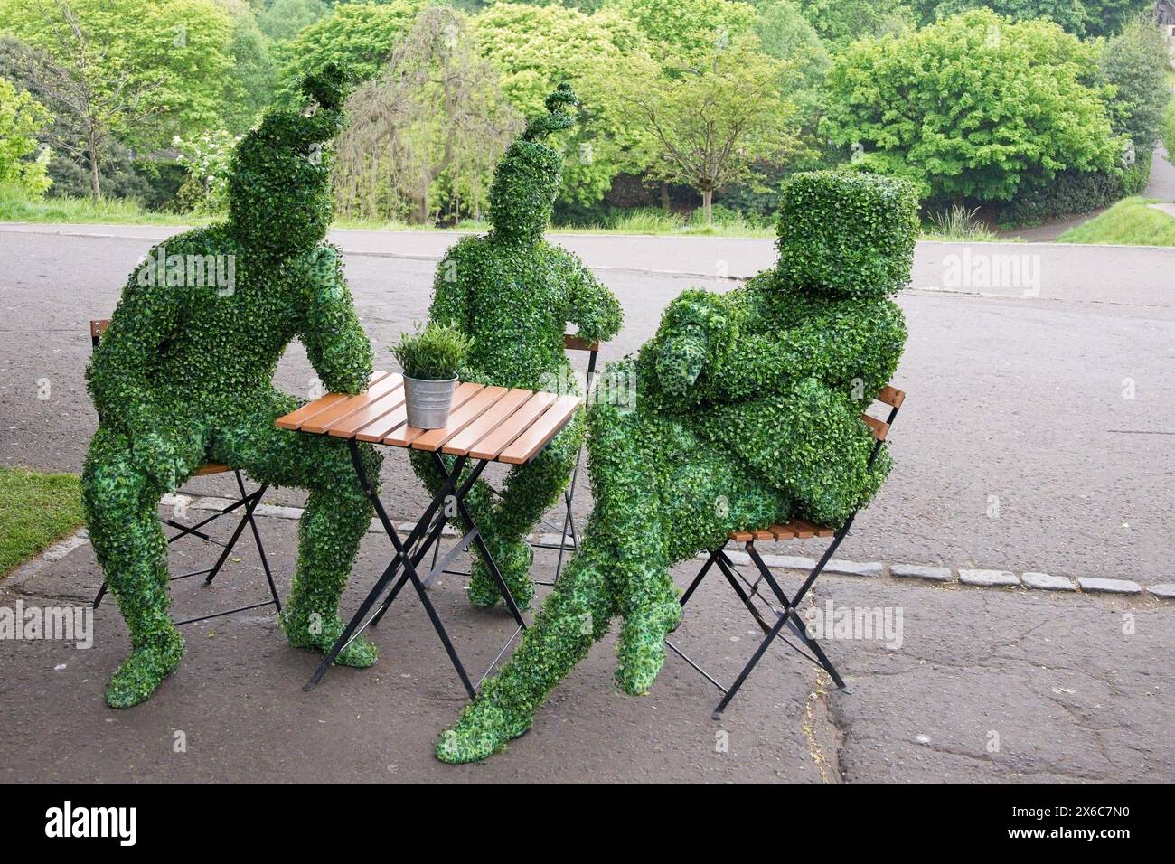 Edinburgh, Scotland. Tuesday 14th May, 2024. Dancing Topiary from ...