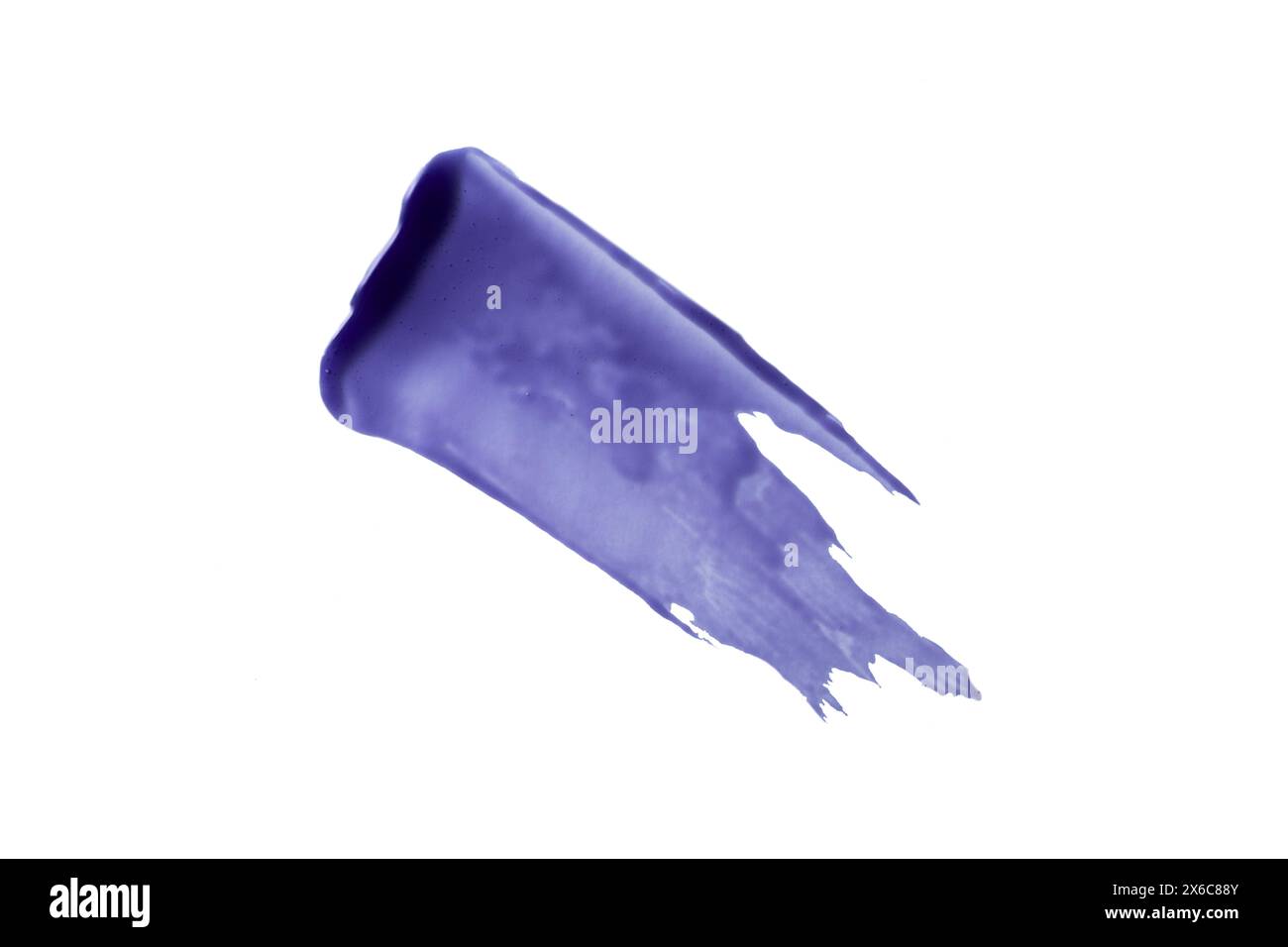 Whitening purple toothpaste swatch isolated on white background ...