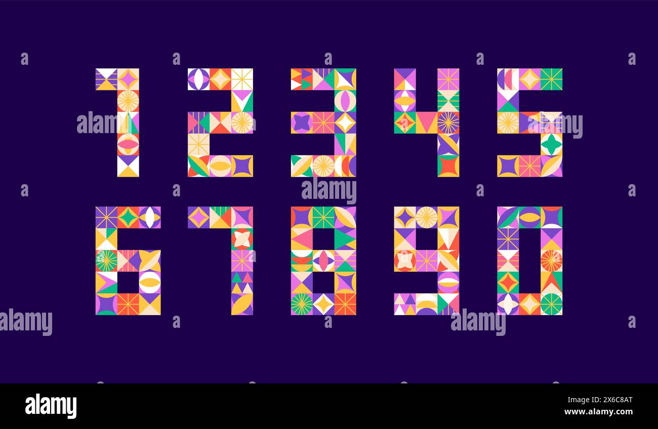 Bauhaus art numbers hi-res stock photography and images - Alamy