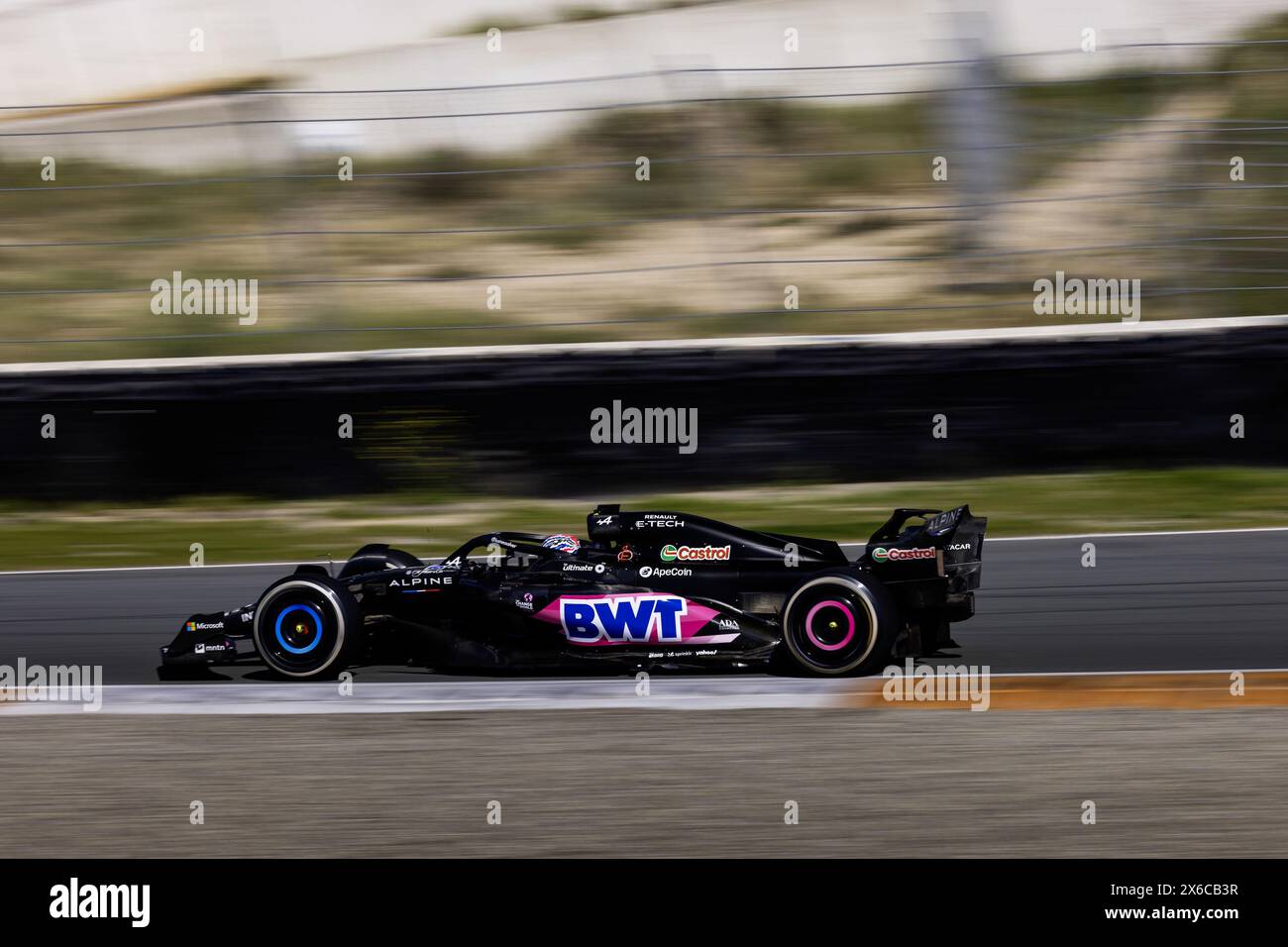 The Alpine Formula 1 team is testing today at the Zandvoort circuit ...