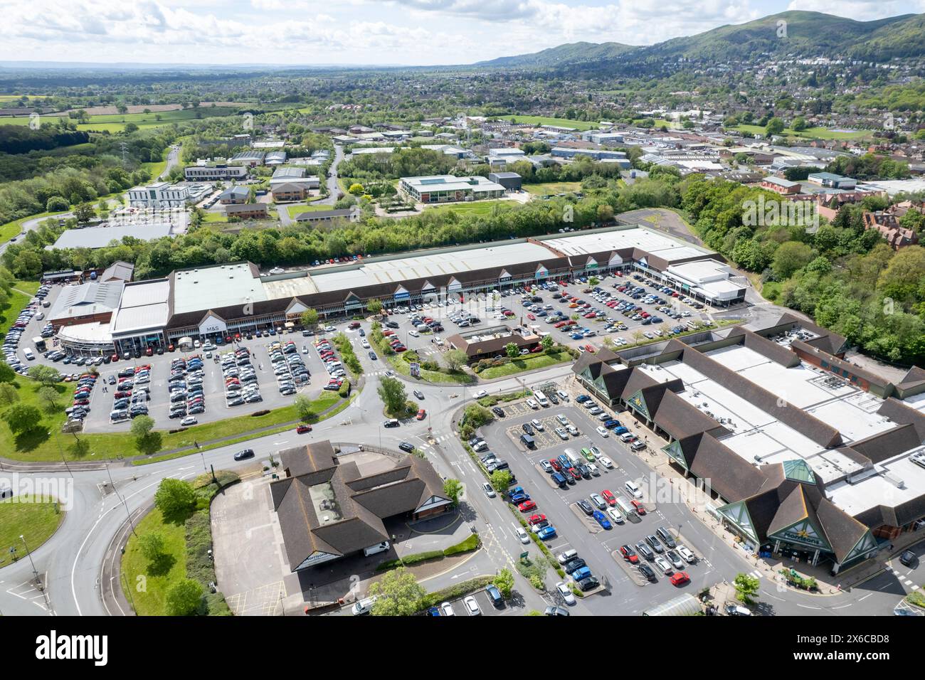 Malvern Shopping Park, Roman Way, Great Malvern, WR14 1JQ Stock Photo ...