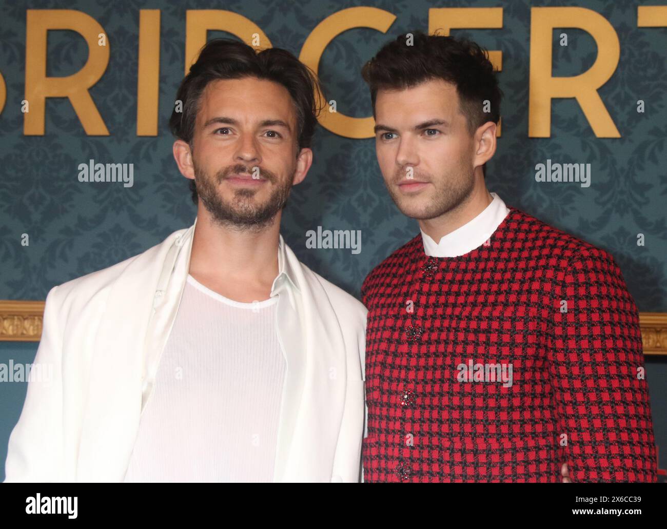 NEW YORK, NY - MAY 13: Jonathan Bailey and Luke Newton at Netflix's ...