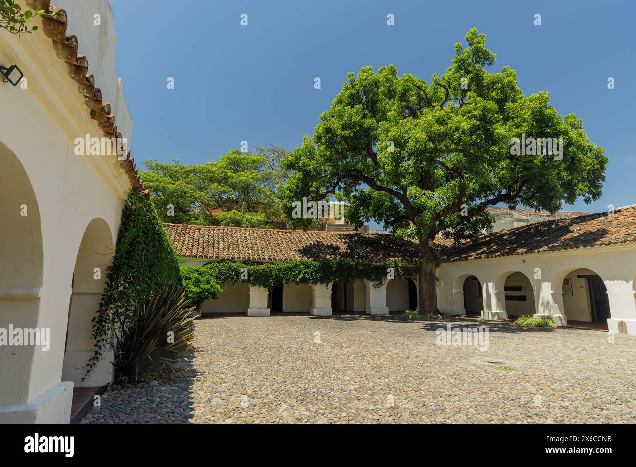 View of the internal patio of the Salta town hall in Argentina Stock ...