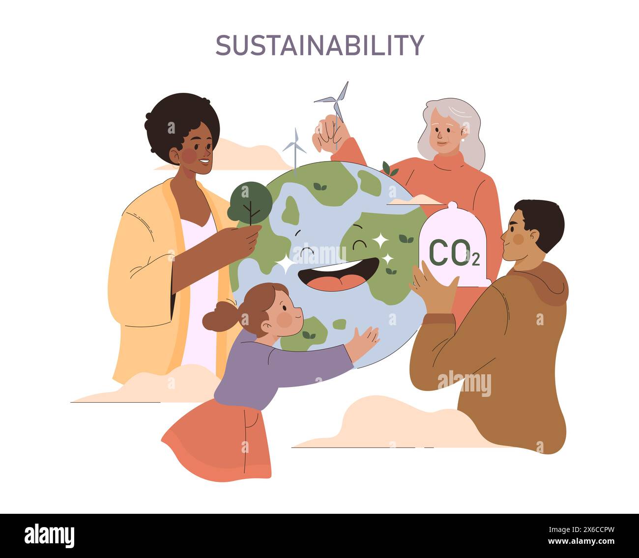 Climate change collective Cut Out Stock Images & Pictures - Alamy