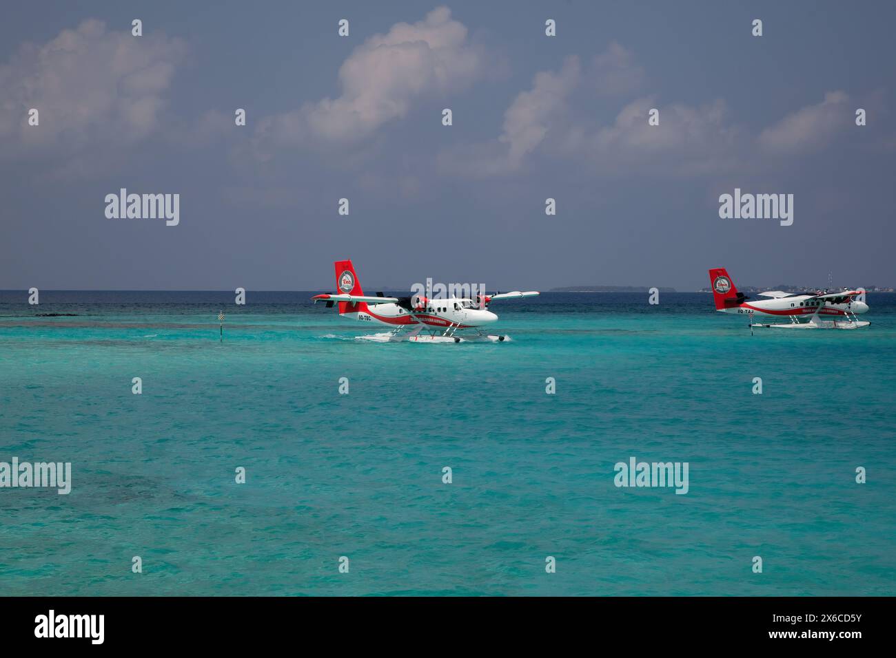 Trans Maldivian Airways seaplane Stock Photo - Alamy