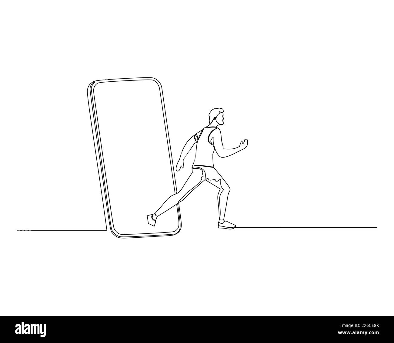 Home phone activity Stock Vector Images - Alamy