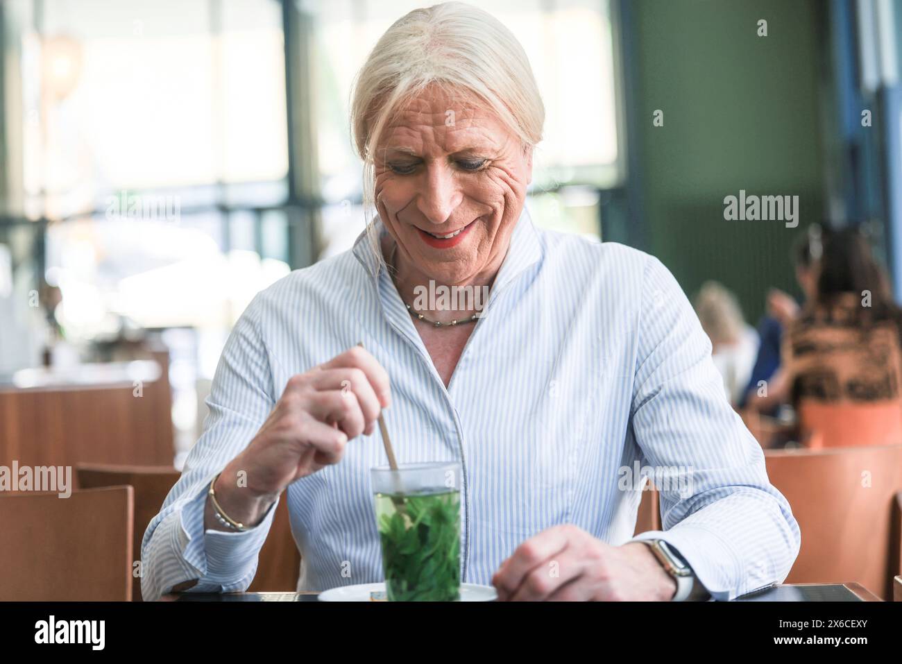 Cologne, Germany. 14th May, 2024. Georgine Kellermann, author of the ...