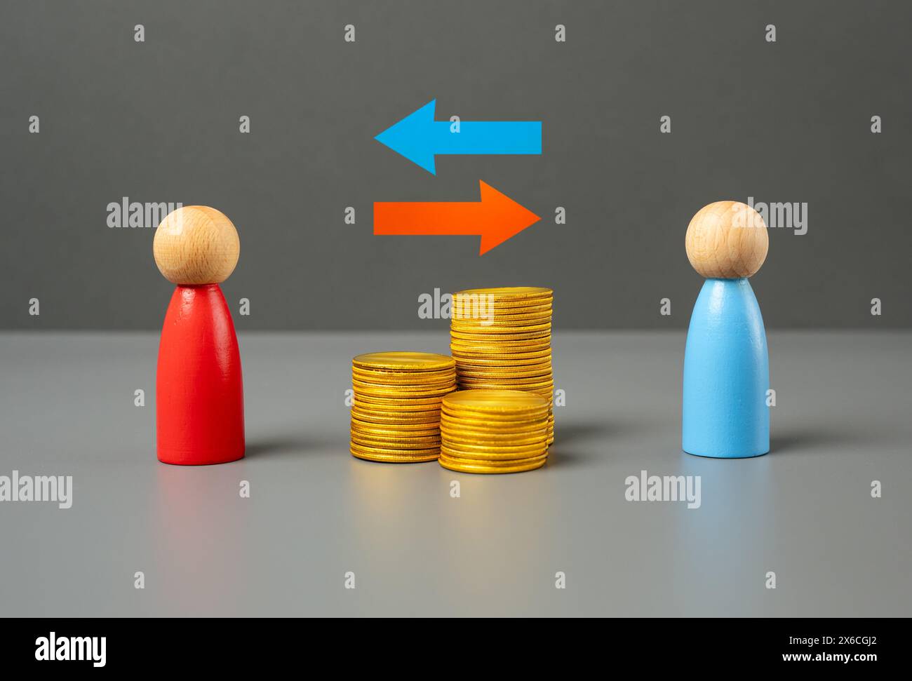 Trading and settlement with money. Calculation and payment. Business ...