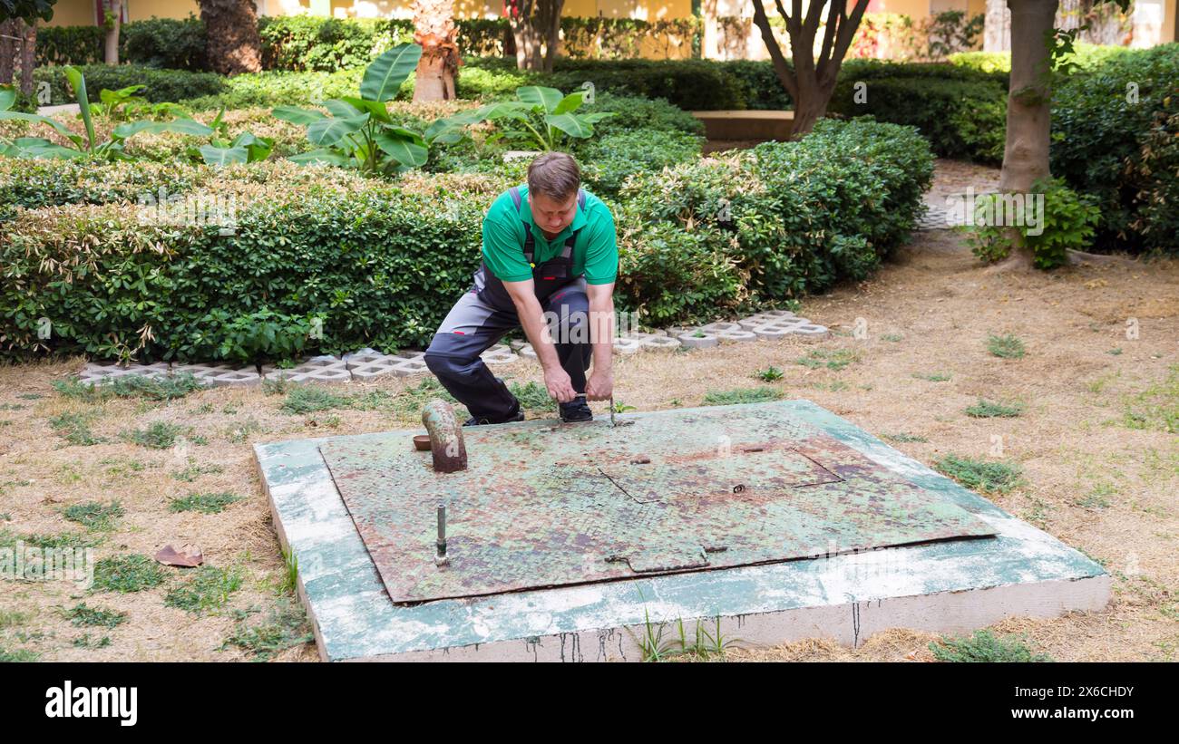 Wastewater access hi-res stock photography and images - Alamy