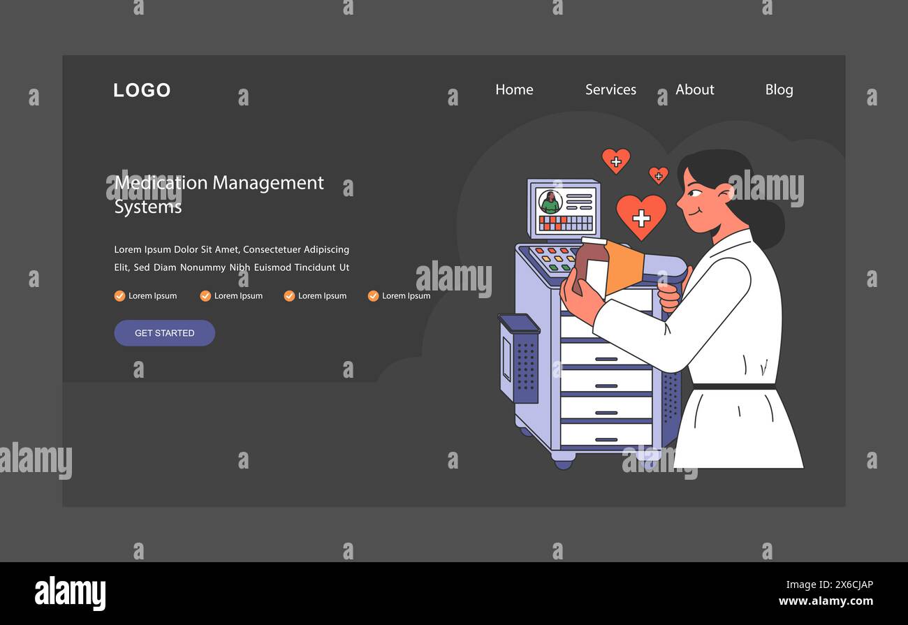 Medication Management Systems concept. Streamlining pharmacy workflows ... Medication Management Systems concept. Streamlining pharmacy workflows ...
