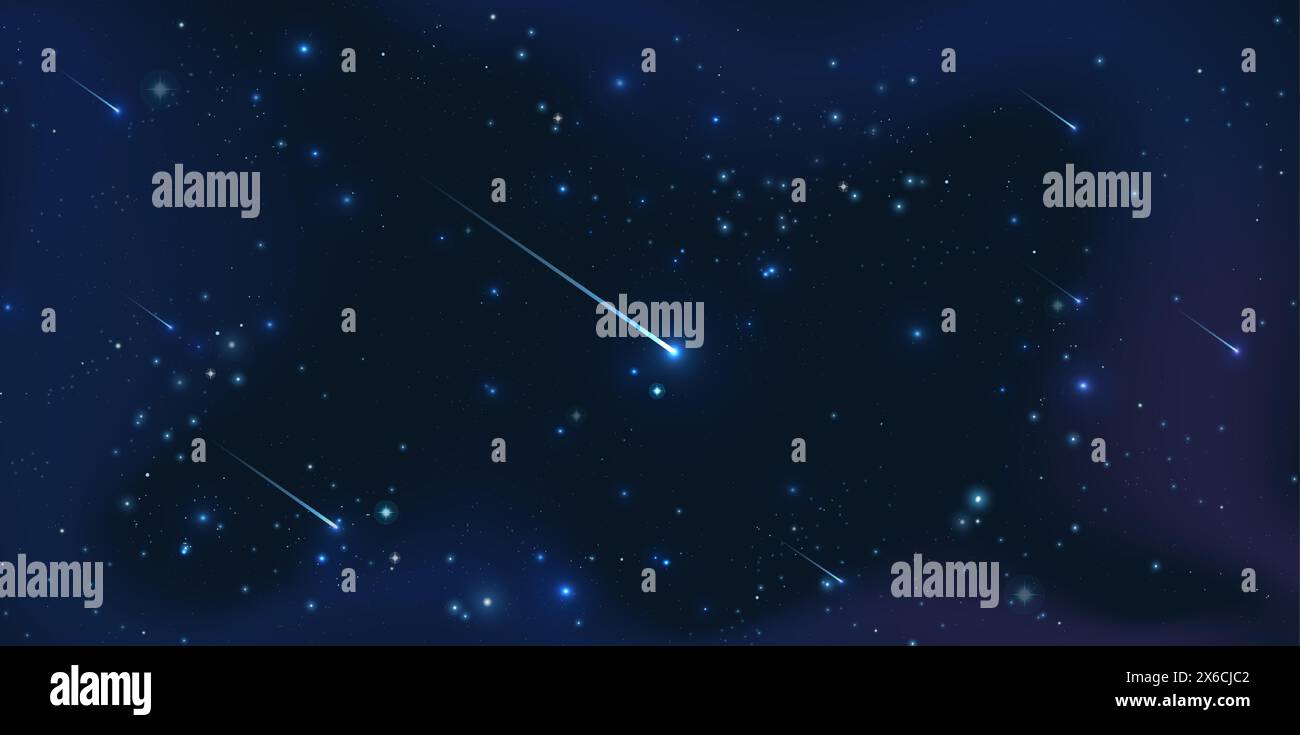 Space with stars and comets. Galaxy background. Space stars, Celestial ...
