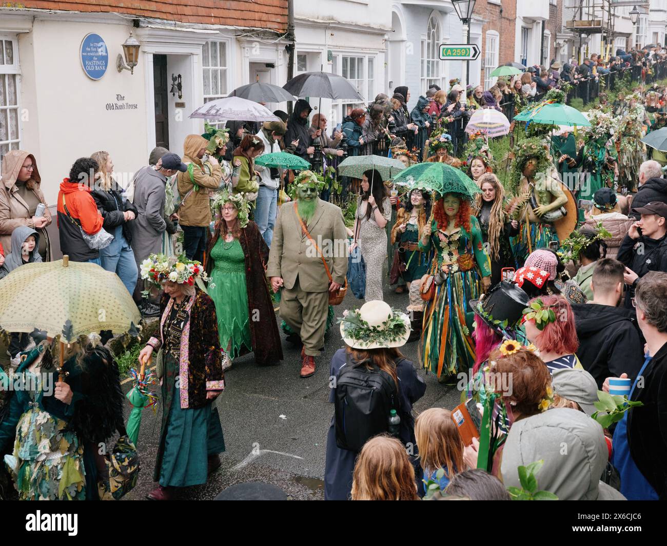 The Jack in the Green May Day procession English folk festival May 2024 ...