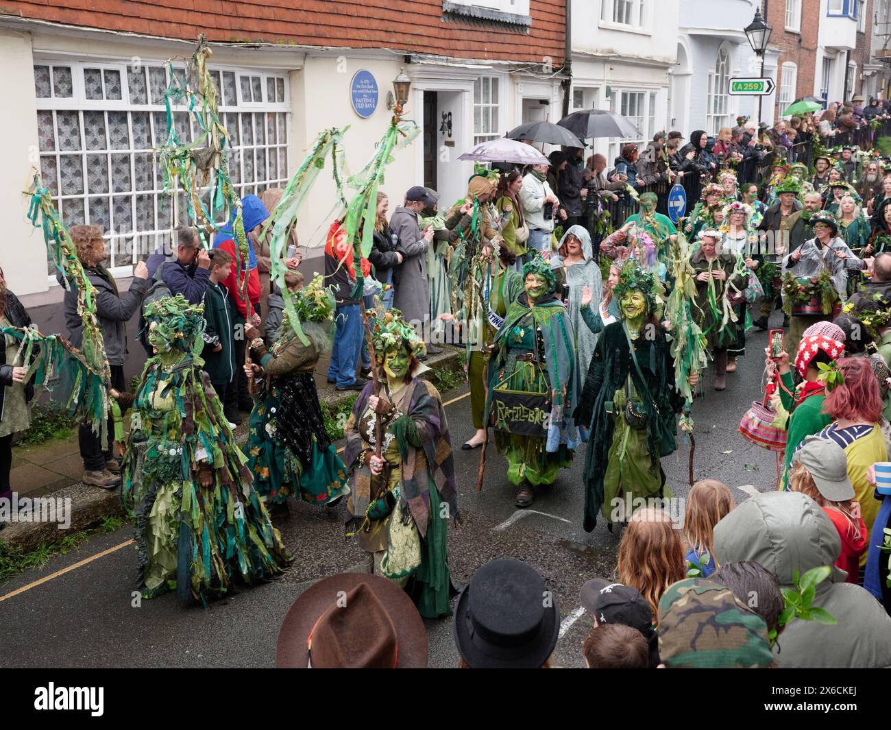 The Jack in the Green May Day procession English folk festival May 2024 ...