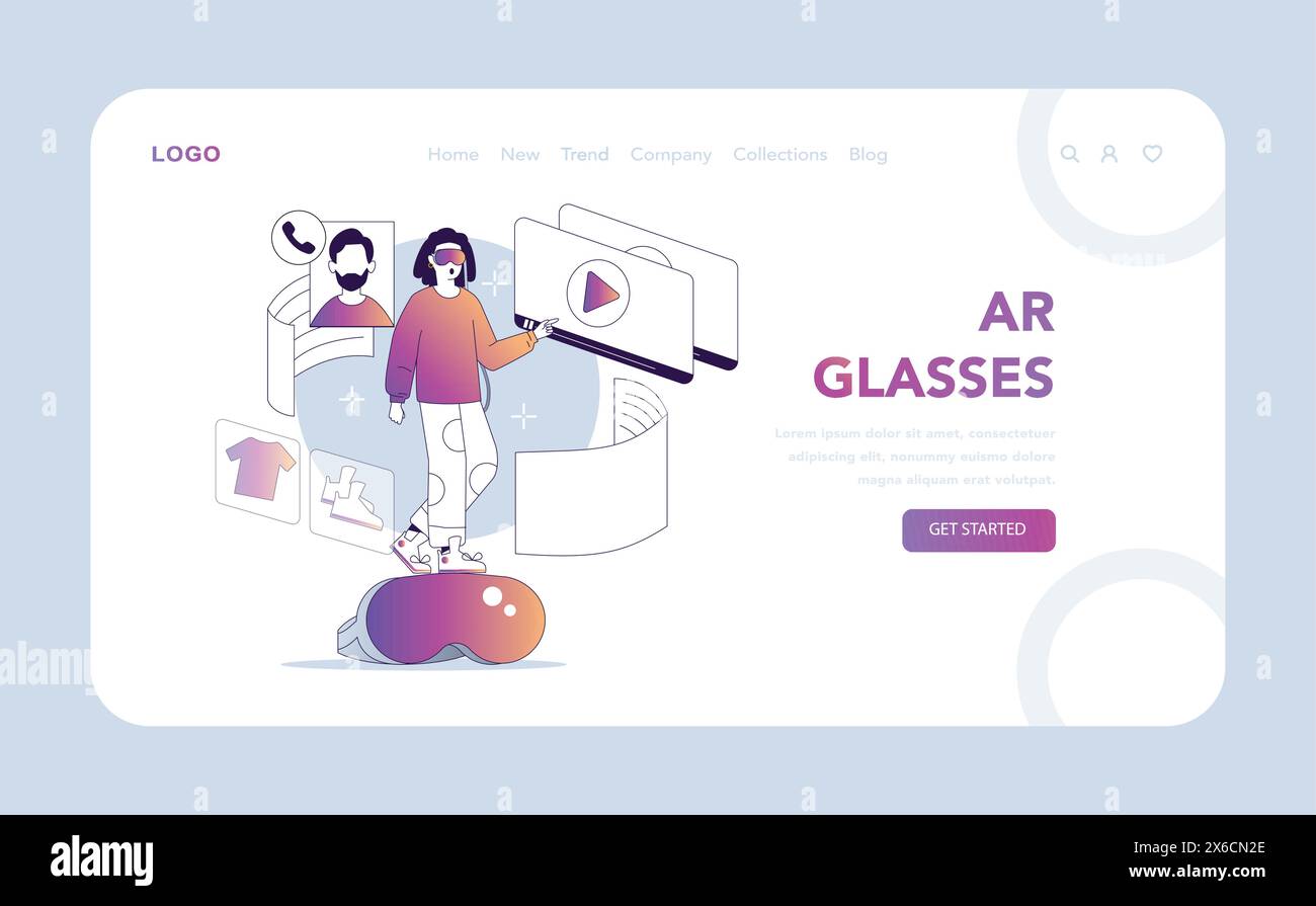 Holographic interfaces Stock Vector Images - Alamy