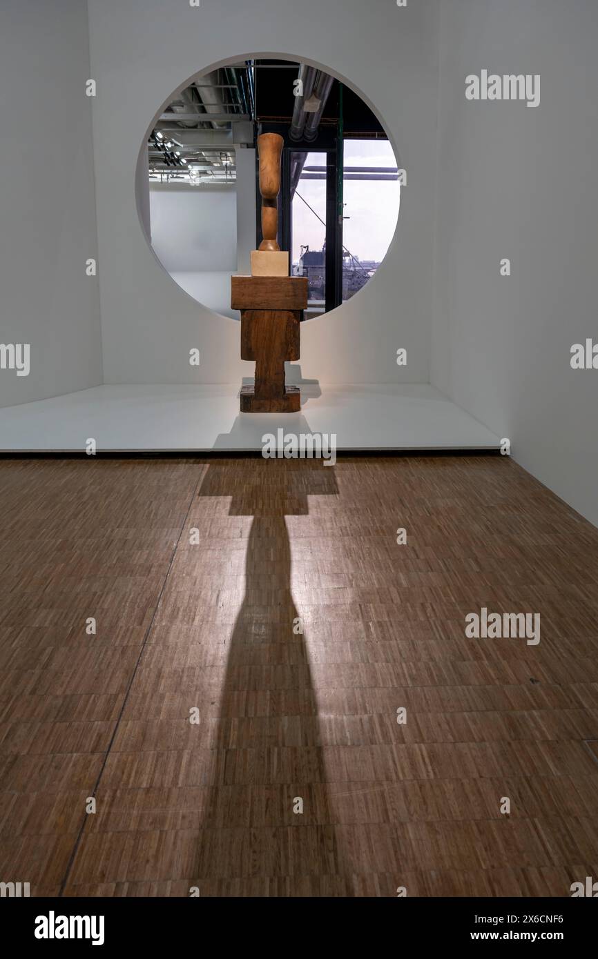 Paris, France - 05 09 2024: The Centre Pompidou: Study for the Portrait ...