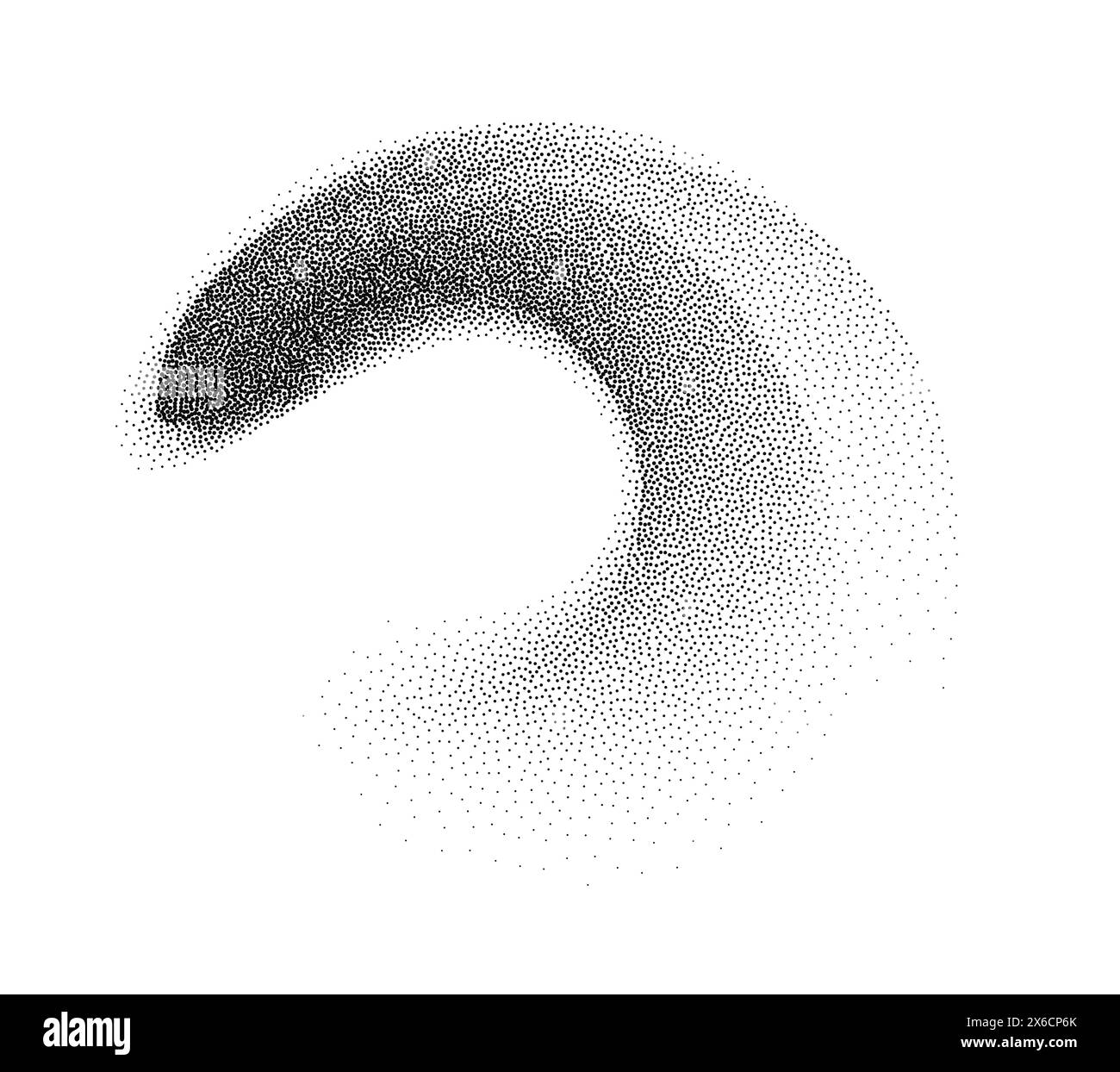 Dotwork abstract shapes, black grain texture, abstract stipple sand ...