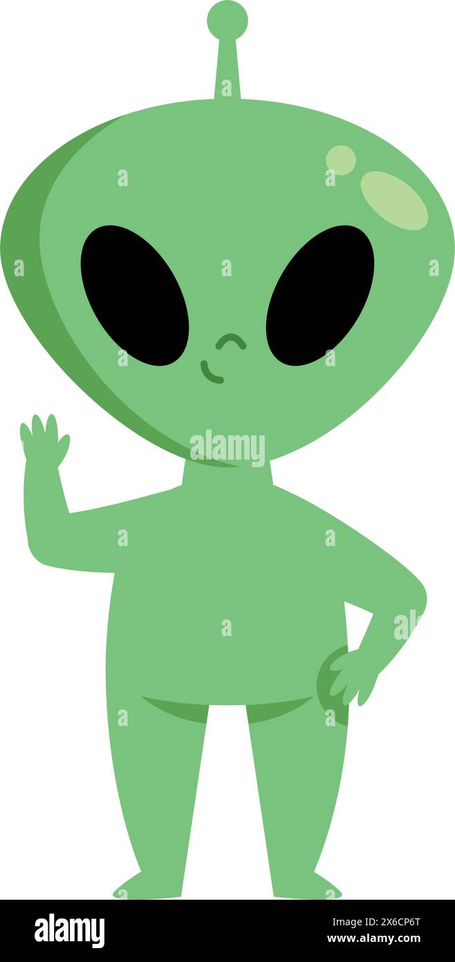 alien space cartoon isolated design Stock Vector Image & Art - Alamy