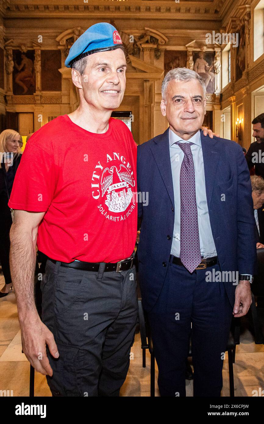 Milano, Italia. 14th May, 2024. Nella foto da sinistra verso destra ...