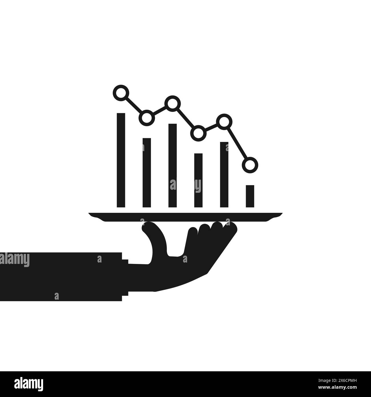 hand showing price or cost drop black icon Stock Vector Image & Art - Alamy