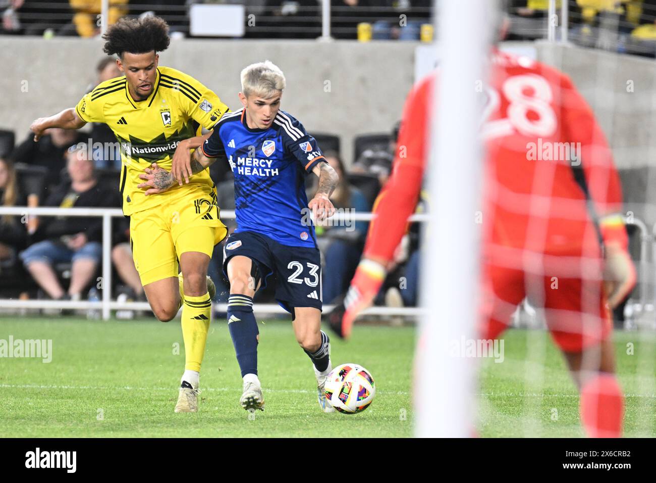 Columbus, Ohio, USA. 11th May, 2024. FC Cincinnati midfielder Luca ...