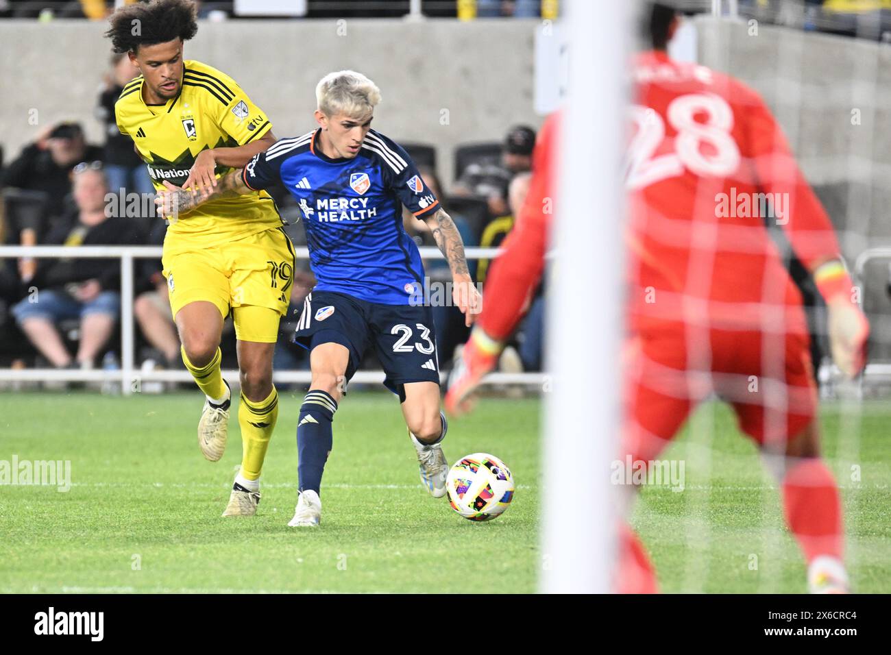 Columbus, Ohio, USA. 11th May, 2024. FC Cincinnati midfielder Luca ...